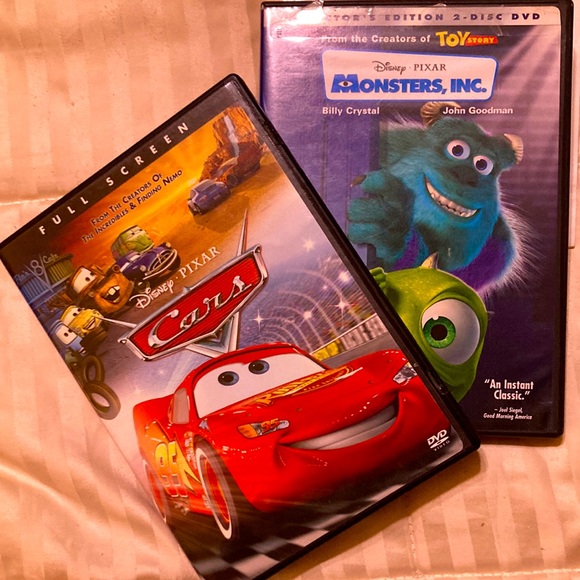Disney | Media | Disney Dvd Bundle Monsters Inc And Cars | Poshmark